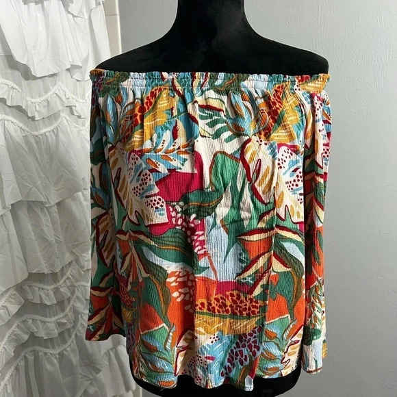 Jess Lea | Tops | Jess Lea Tropical Top | Poshmark